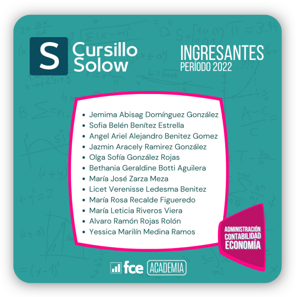 Cursillo Privado - FCE UNA | Cursillo Solow